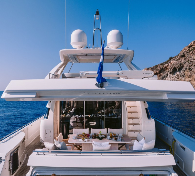 D&D Yacht Charter Details, Ferretti | CHARTERWORLD Luxury Superyachts